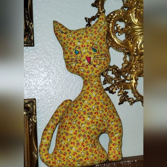 Accents Plush Midcentury Modern Cat Mcm Style Cat Mcm Cat Mid Century Cat Atomic Cat Poshmark